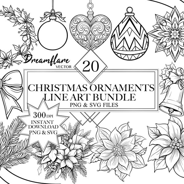Christmas Digi Stamp - Etsy
