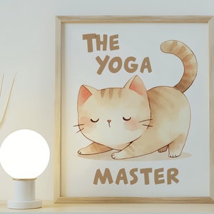 Watercolor Cute Animals Yoga Clipart Bundle, Meditation Clip Art, Self ...