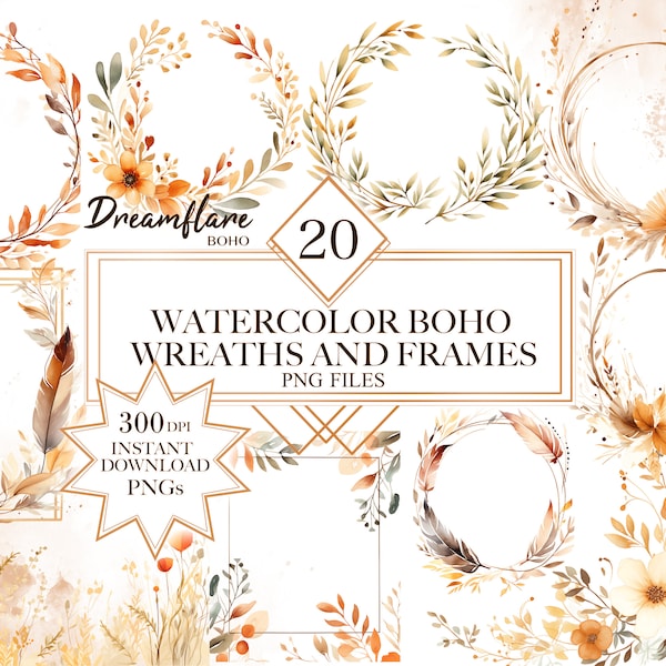 Floral Wreath - Etsy