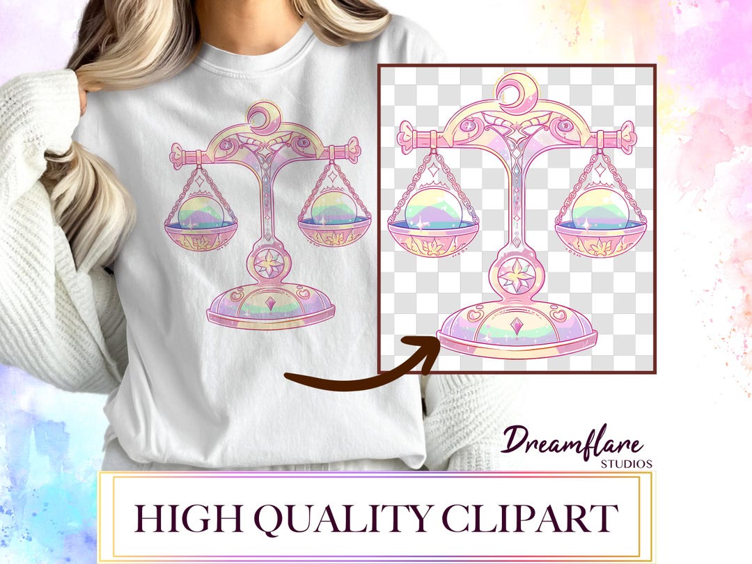 Pastel Goth Libra Zodiac Sign PNG, Astrology Clipart, Kawaii Pastel ...