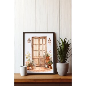 Watercolor Boho Cozy House PNG Clipart, Boho Clipart, Rustic Cozy House ...