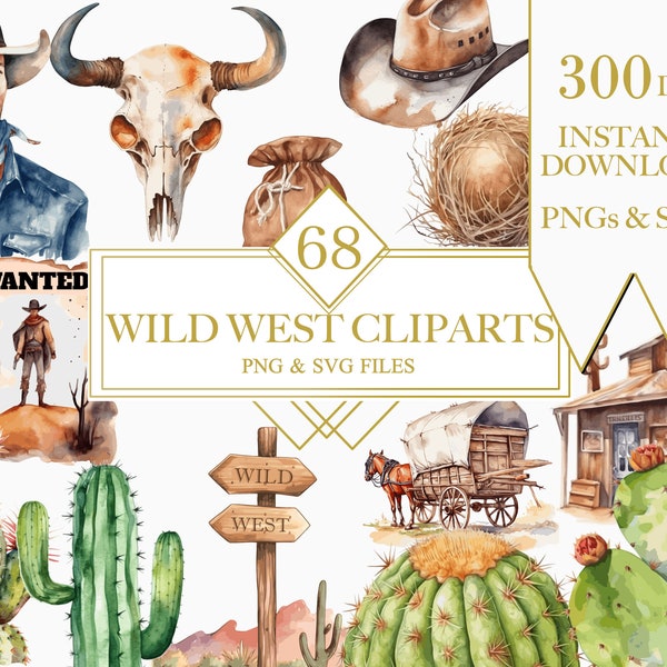 Cowboy Watercolor - Etsy