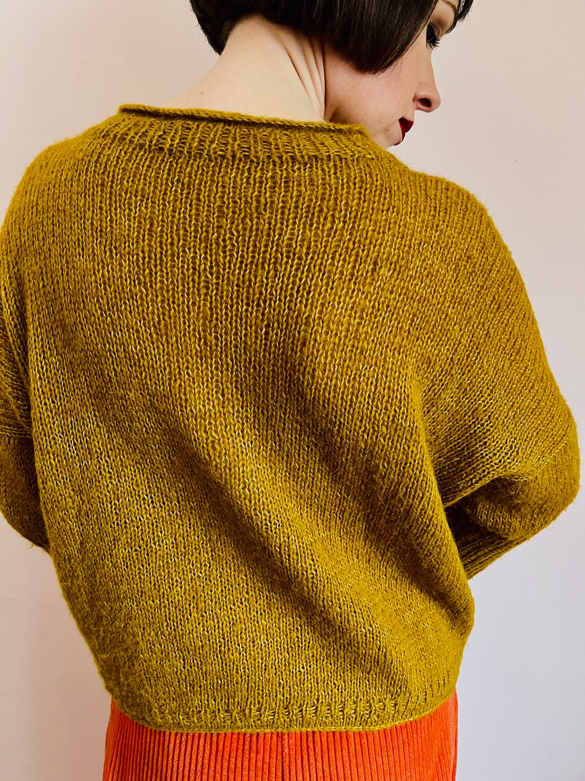 Knitting Pattern for Women's Sweater With Snug Sleeves - Etsy