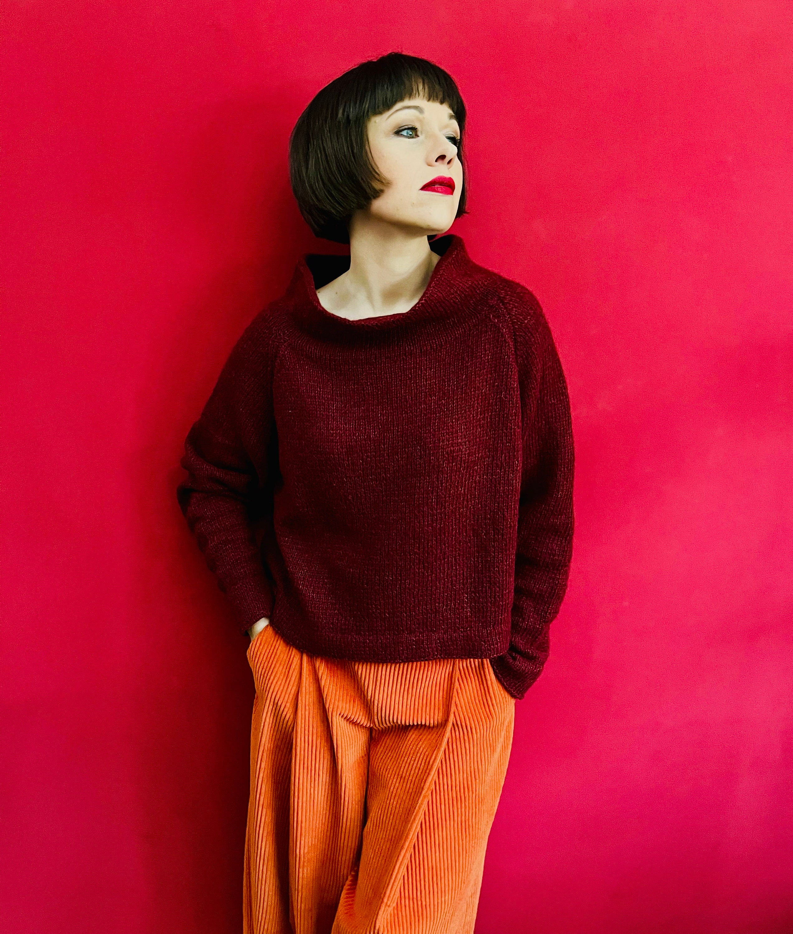 Exclusive Knitting Pattern - Audrey Hepburn Style Sweater With Boat ...