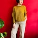 Knitting Pattern for Women's Sweater With Snug Sleeves - Etsy
