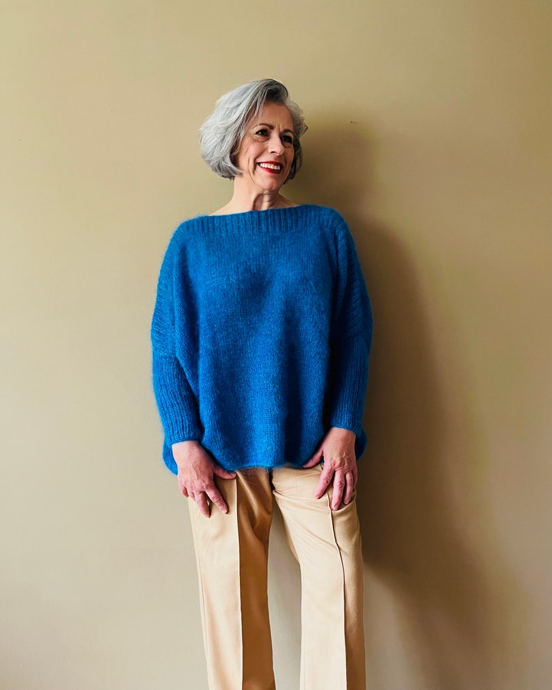 Easy Oversized Sweater Knitting Pattern - Etsy