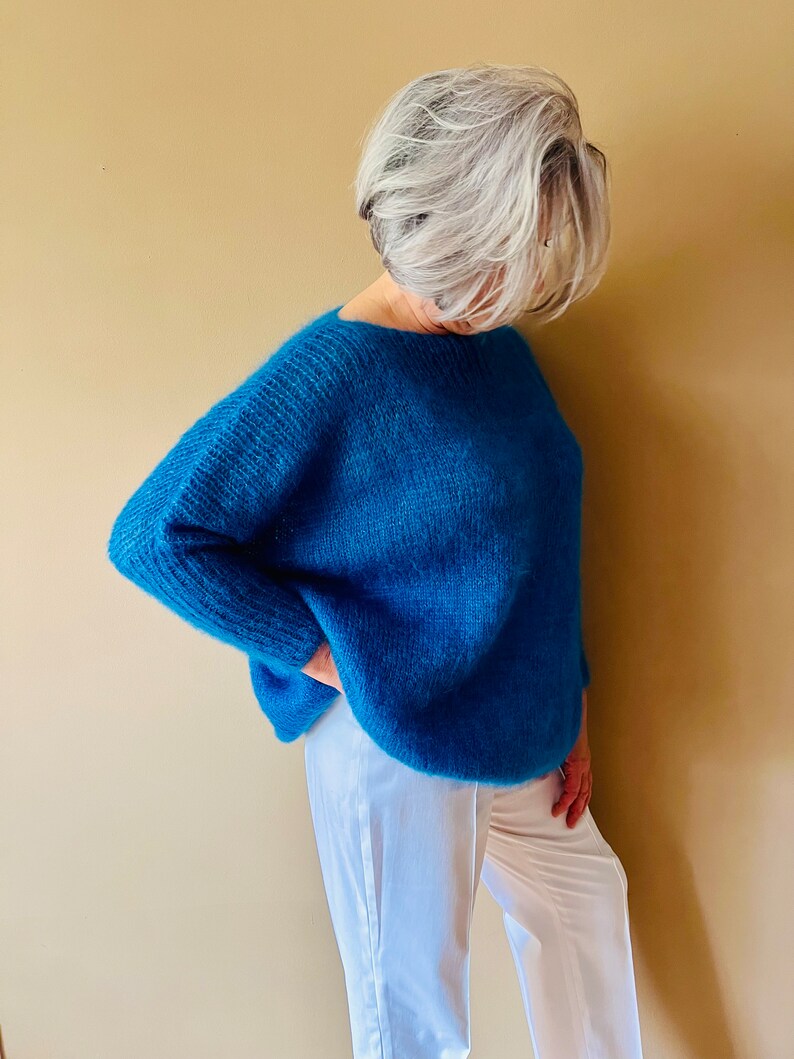 Easy Oversized Sweater Knitting Pattern - Etsy