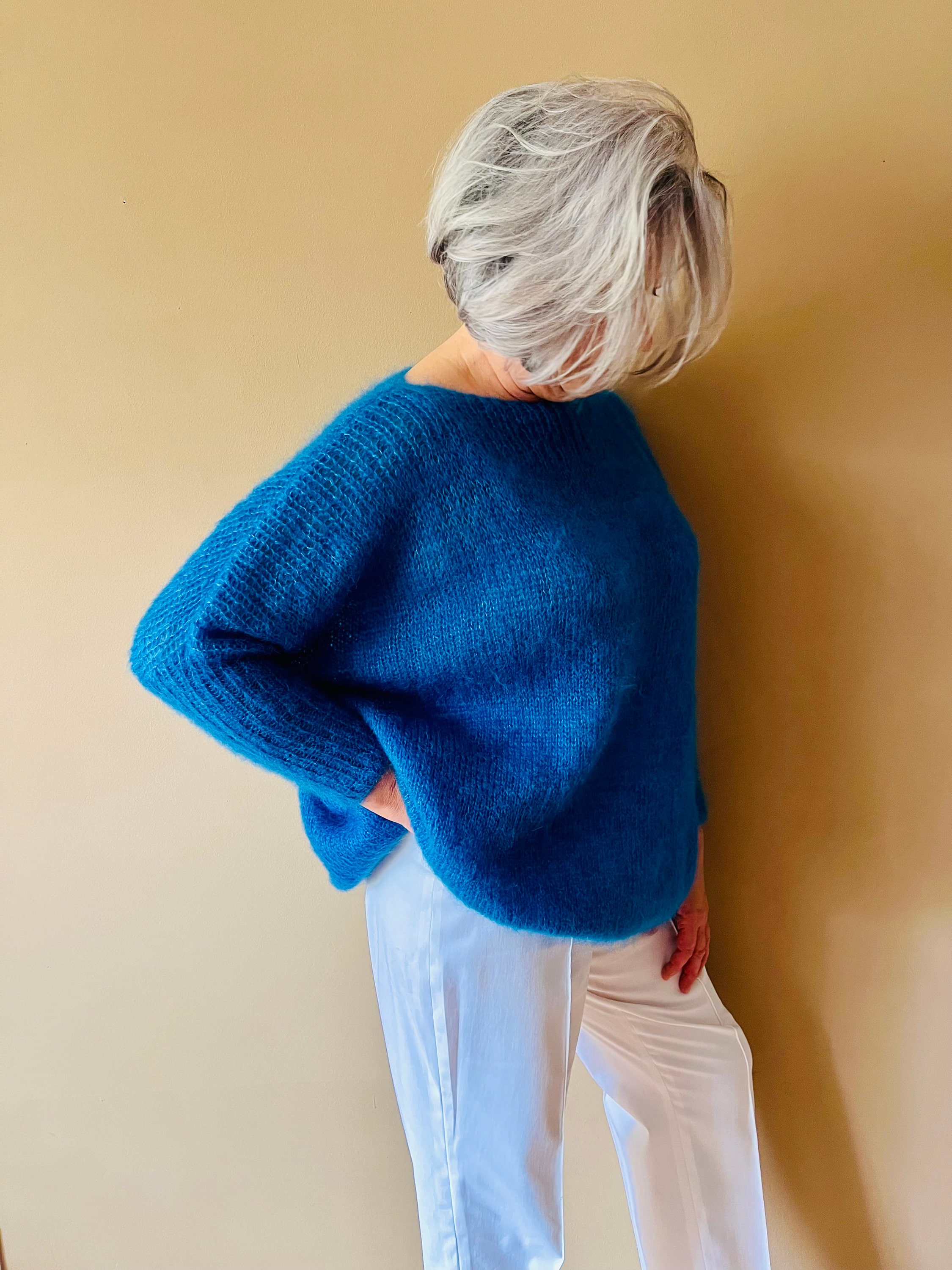 Easy Oversized Sweater Knitting Pattern - Etsy