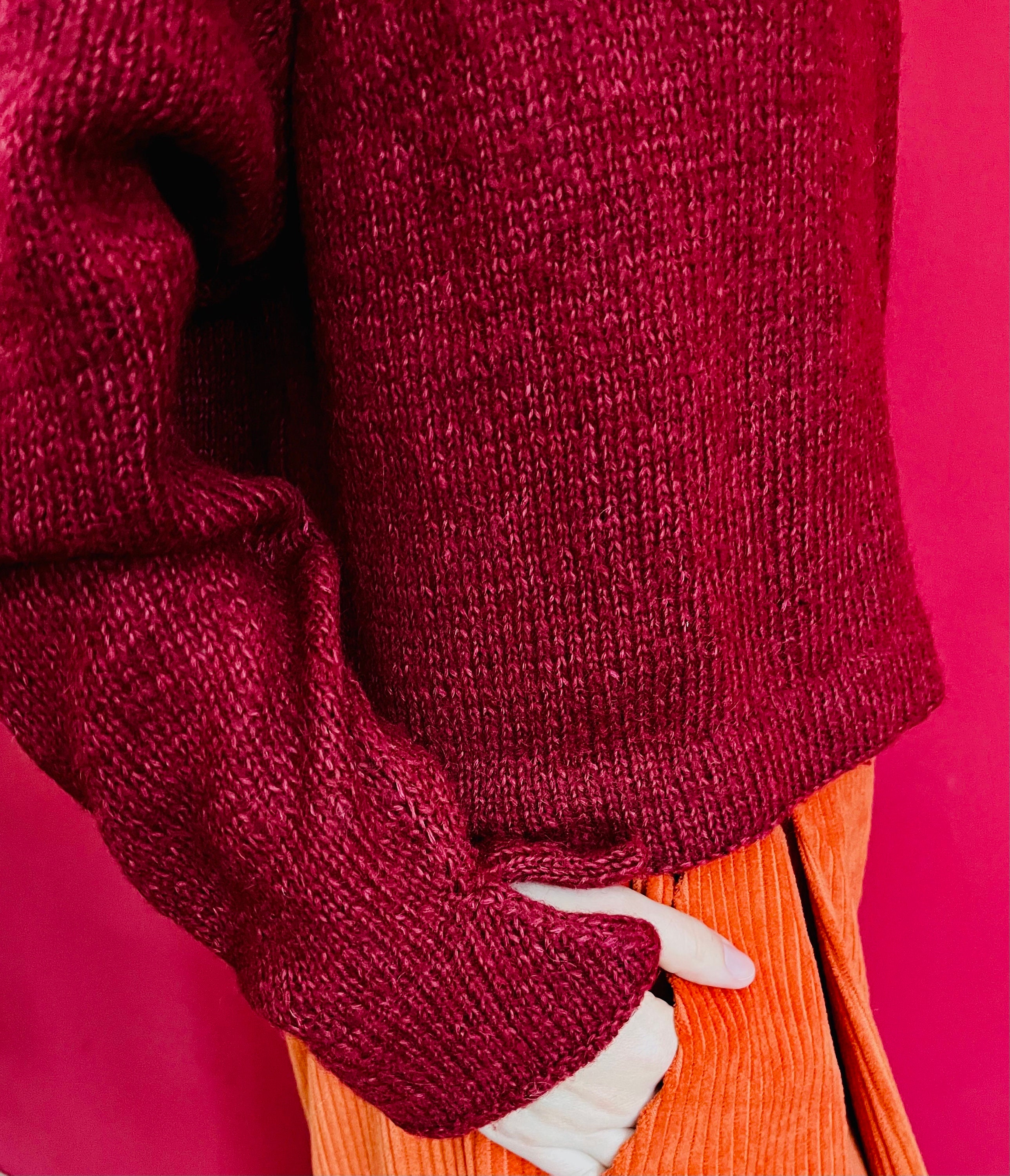 Exclusive Knitting Pattern - Audrey Hepburn Style Sweater With Boat ...