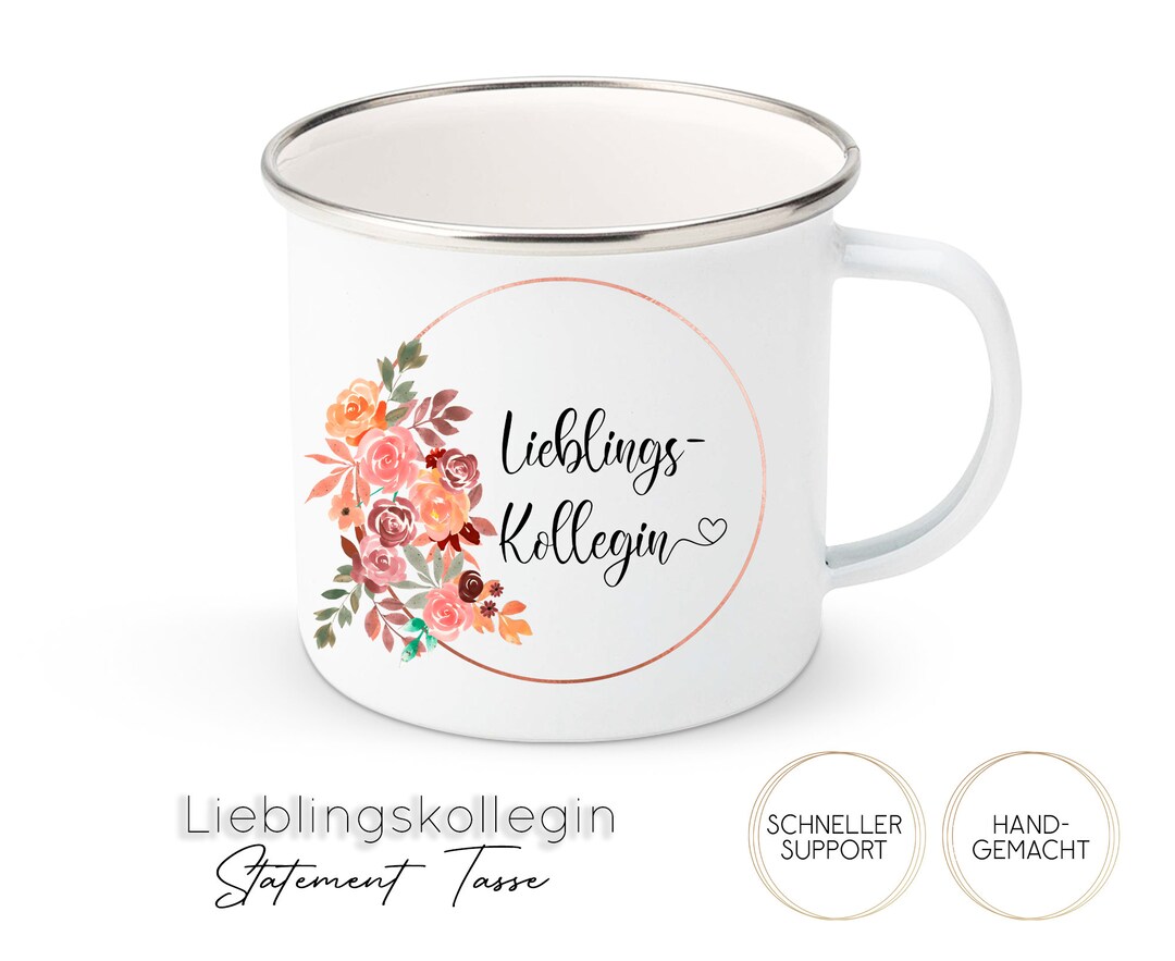 Favourite Colleague Enamel Cup 330ml 450ml Different Sizes - Etsy