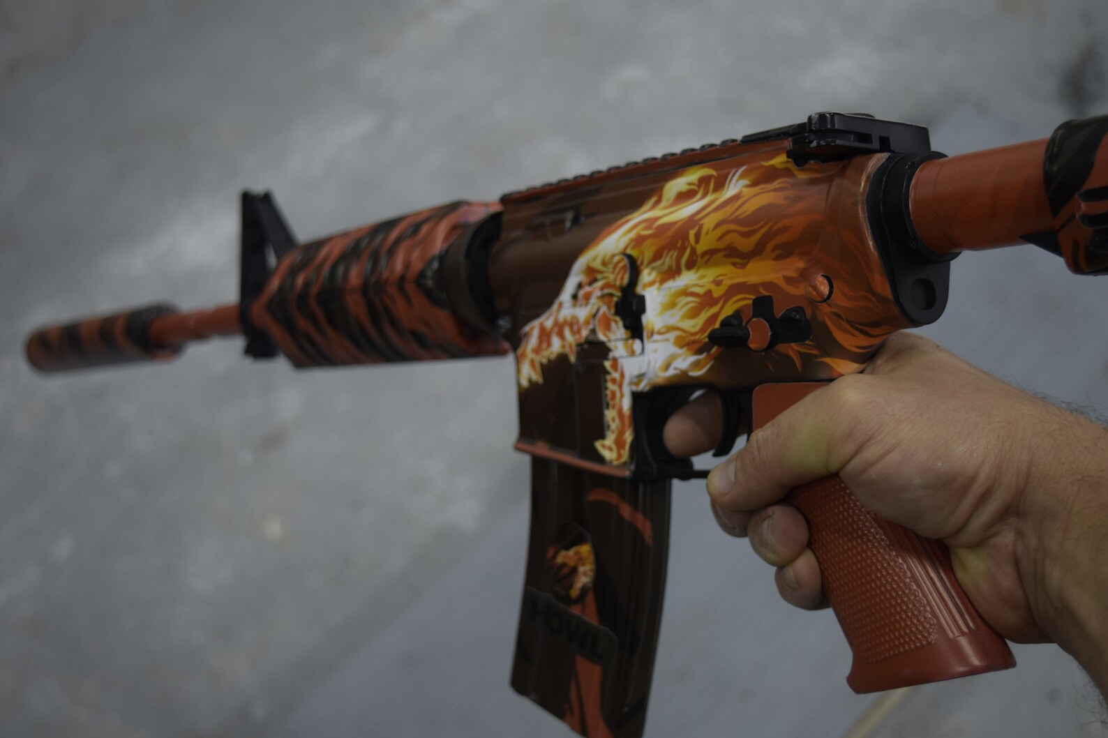 M4 AR-15 Howl Vinyl Skin Wrap Gun Rifle Skin Tactical | Etsy