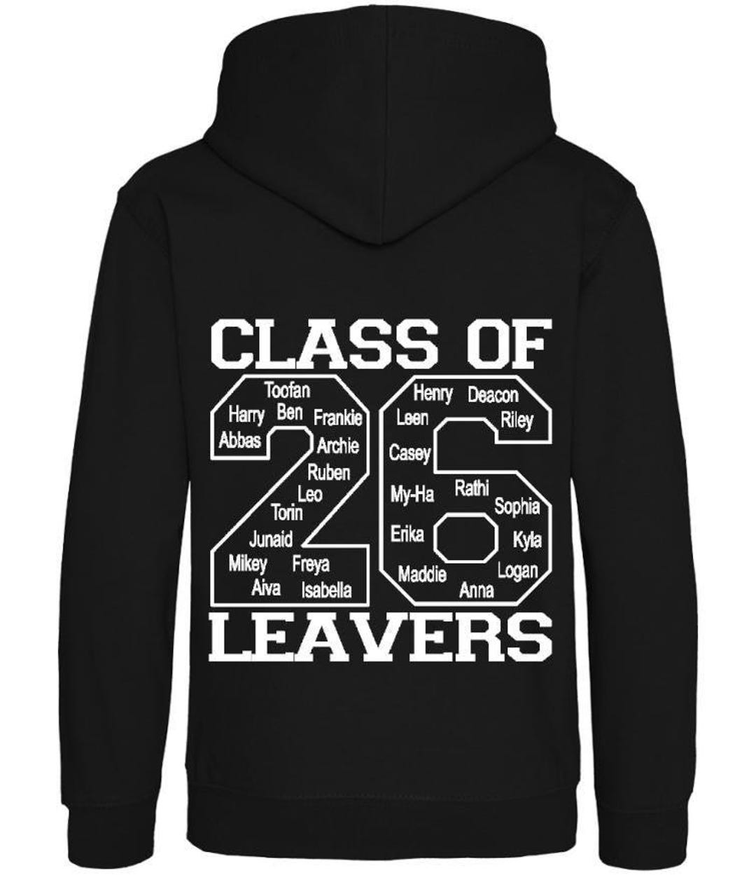Personalised School Leavers Hoodies 2026, Primary School Leavers, Year ...