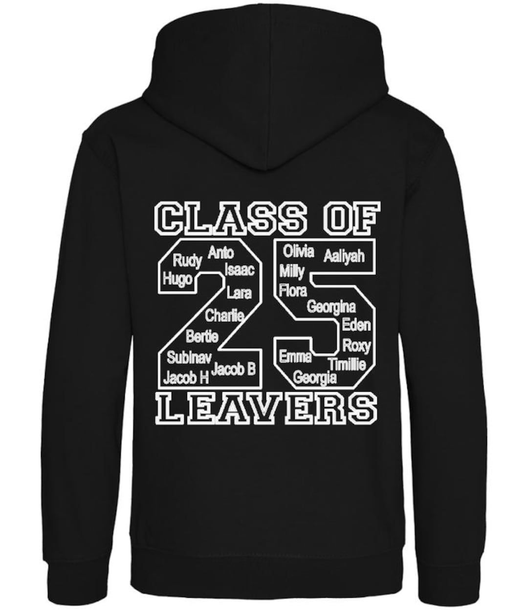 Personalised School Leavers Hoodies 2025, Primary School Leavers, Year ...