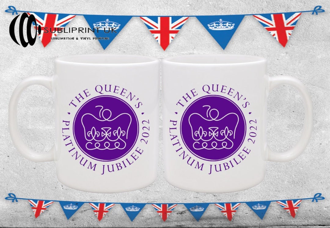 Queens Platinum Jubilee 2022 Personalised Mug/ Queens Jubilee Gift ...
