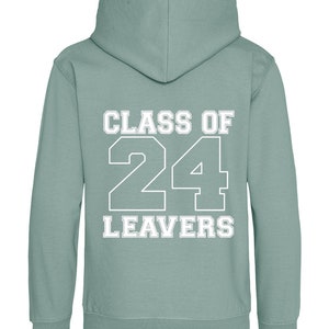Personalised School Leavers Hoodies 2024, Primary School Leavers, Year ...