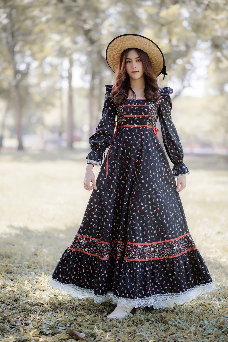 New Cutting Gunne Sax Style Vintage Style 1970S by Busaba - Etsy