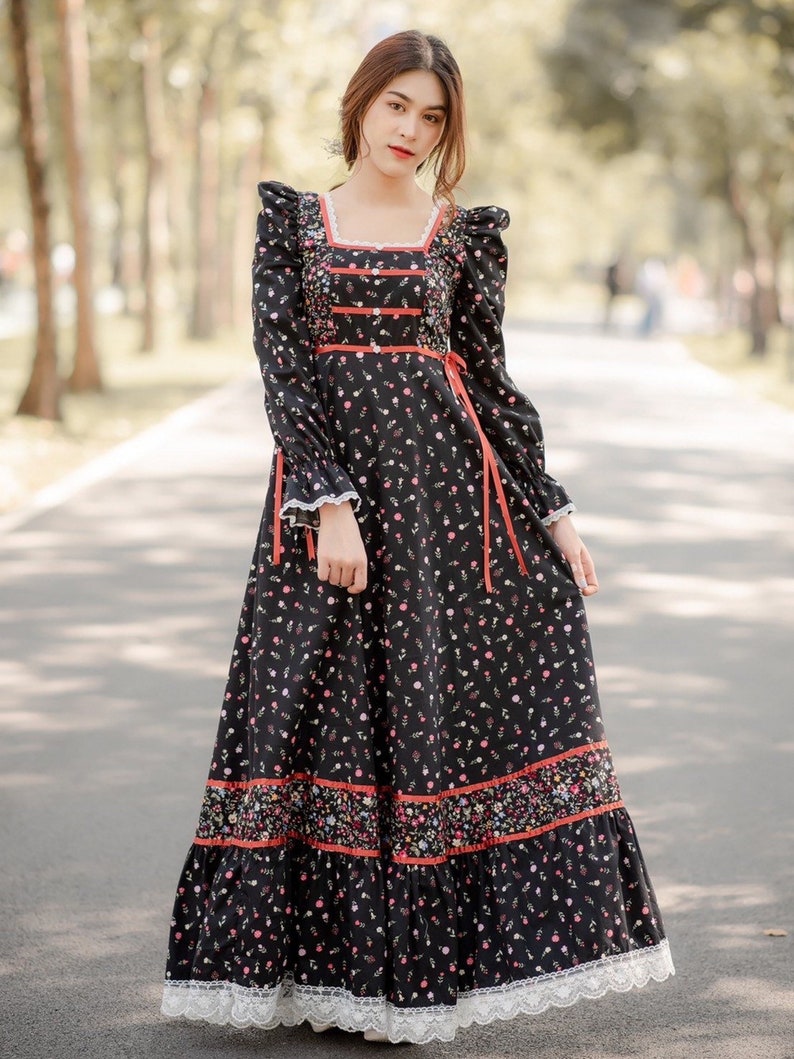 New Cutting Gunne Sax Style Vintage Style 1970S by Busaba - Etsy