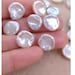10-11mm Pearls, Undrilled Pearl Beads, Button Pearl, No Hole, Natural ...