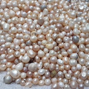 3-15mm Rough Pearls Loose Freshwater Pearls Assorted Size | Etsy