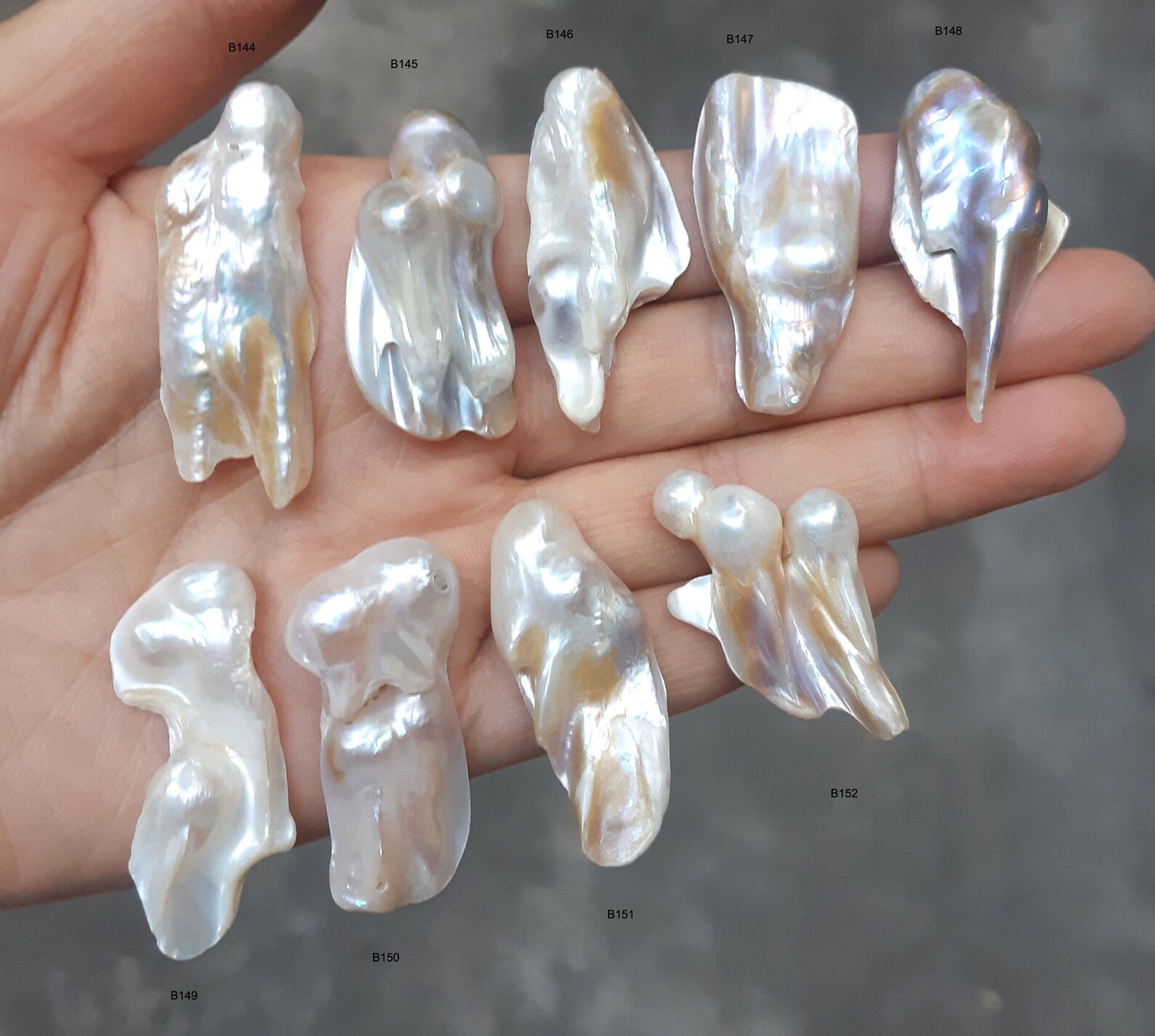 Genuine Freshwater Pearl, Large Baroque Pearls, Undrilled, Big Pearl ...