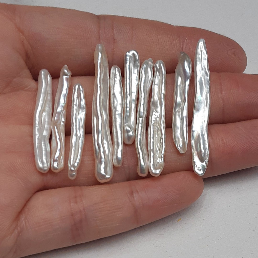3-7x18-30mm Freshwater Stick Pearl Beads, Spike Freshwater Pearl Beads ...