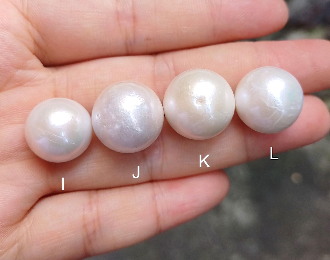 15-17mm Large Edison Pearls, Natural White Pearls, off Round Pearl ...