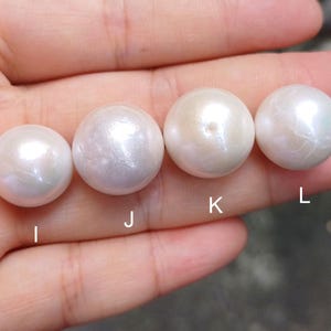 15-17mm Large Edison Pearls, Natural White Pearls, off Round Pearl ...