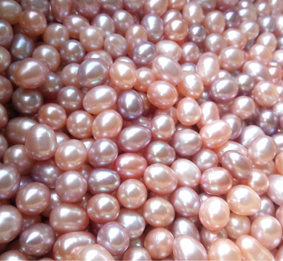 7-10mm Undrilled Pearls, Natured Pearls, Good Luster, Drop Pearls, No ...