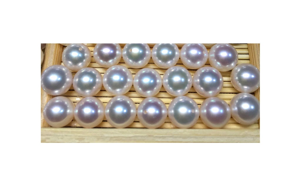 8-8.5mm Japanese Akoya Pearl Perfect Round High Luster Genuine Cultured ...