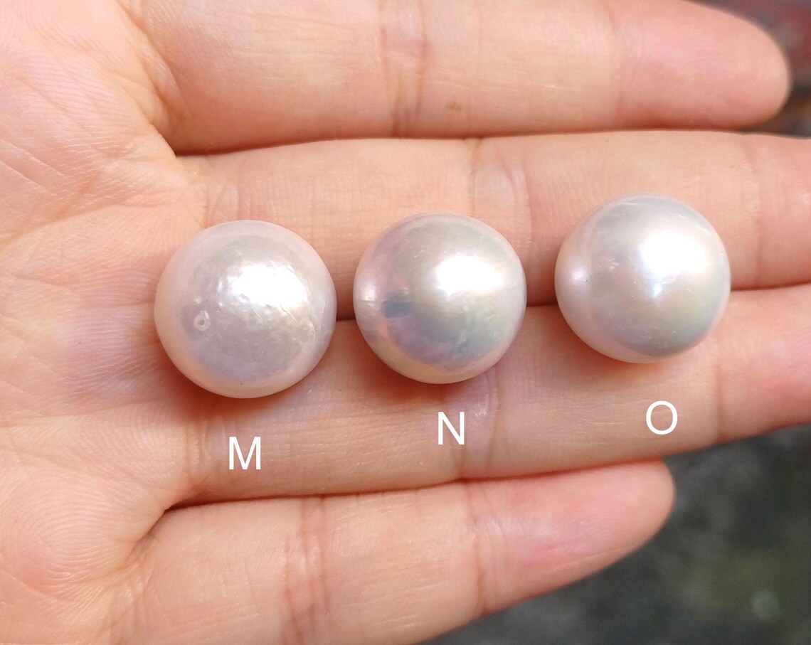 15-17mm Large Edison Pearls, Natural White Pearls, off Round Pearl ...