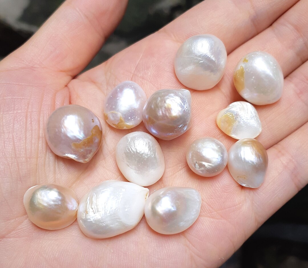 AA 12-15mm Freshwater Pearl, No Hole, Large Baroque Pearl, Undrilled ...