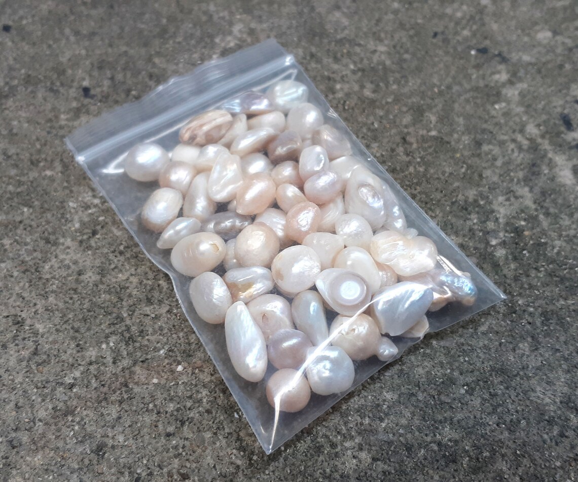 6-13mm Rough Pearls, Genuine Freshwater Pearl, Assorted Pearls, Not ...