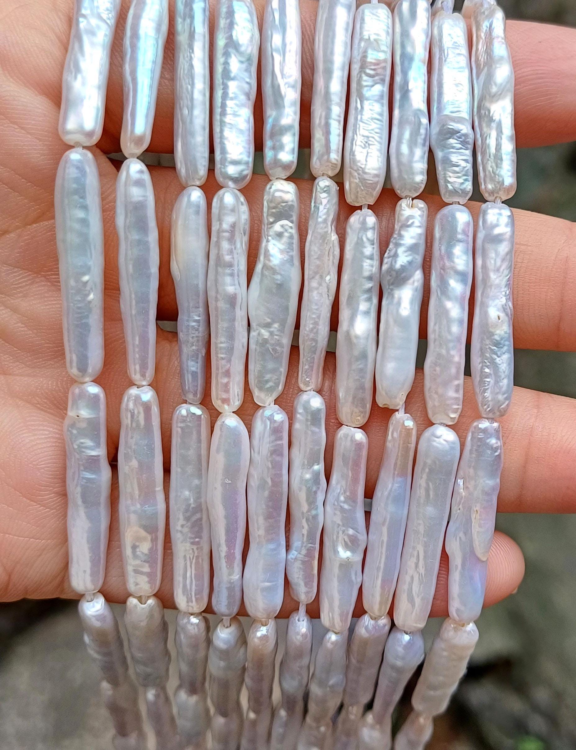 On Sale, 5-7x20-35mm Freshwater Stick Pearl Beads, Spike Freshwater ...