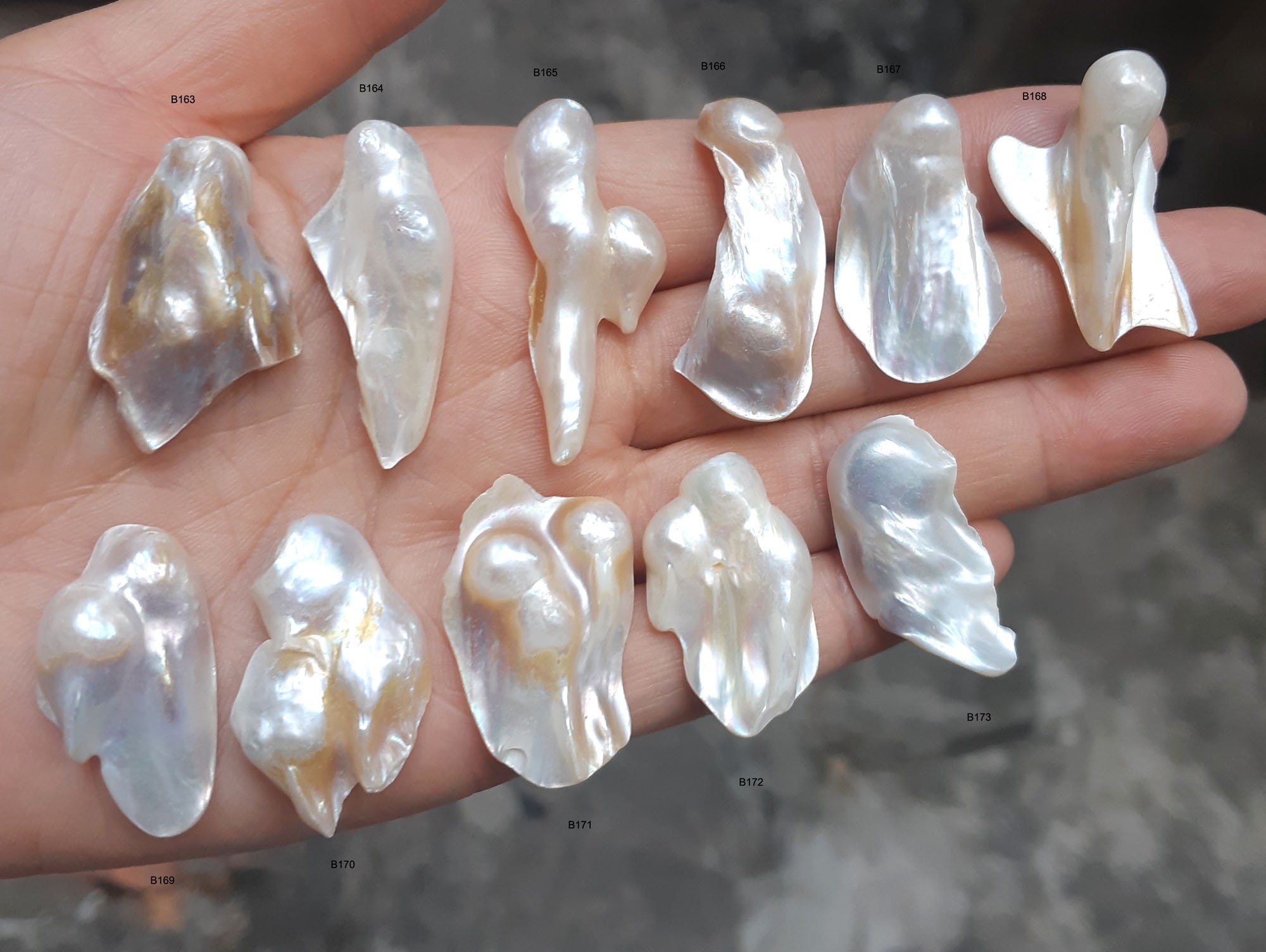 Genuine Freshwater Pearl, Large Baroque Pearls, Undrilled, Big Pearl ...