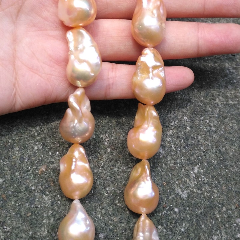 Peach Pearl Jewelry - Etsy