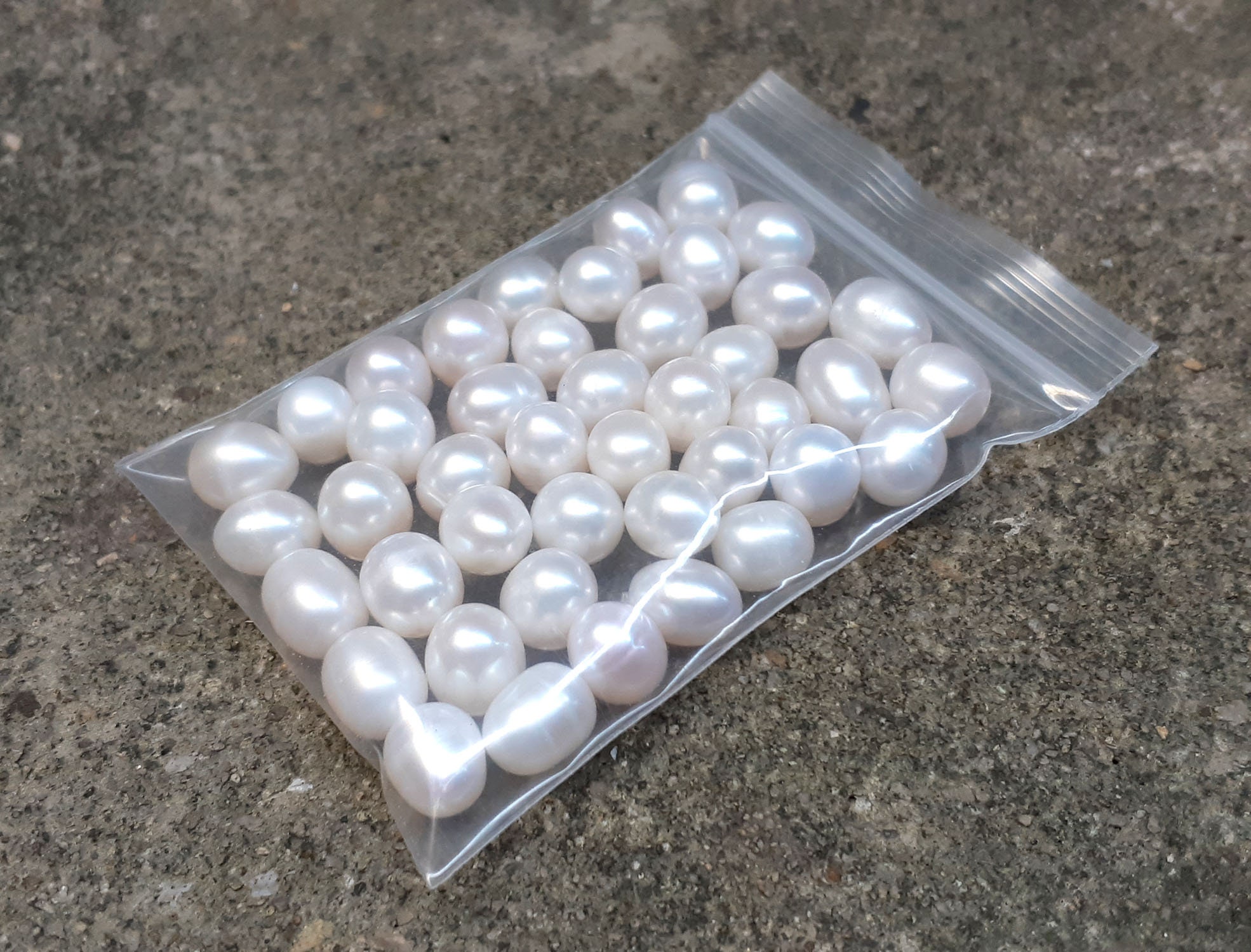 7-10mm Undrilled Pearl, Beads, Natural Pearl, Assorted Pearls, No Hole ...