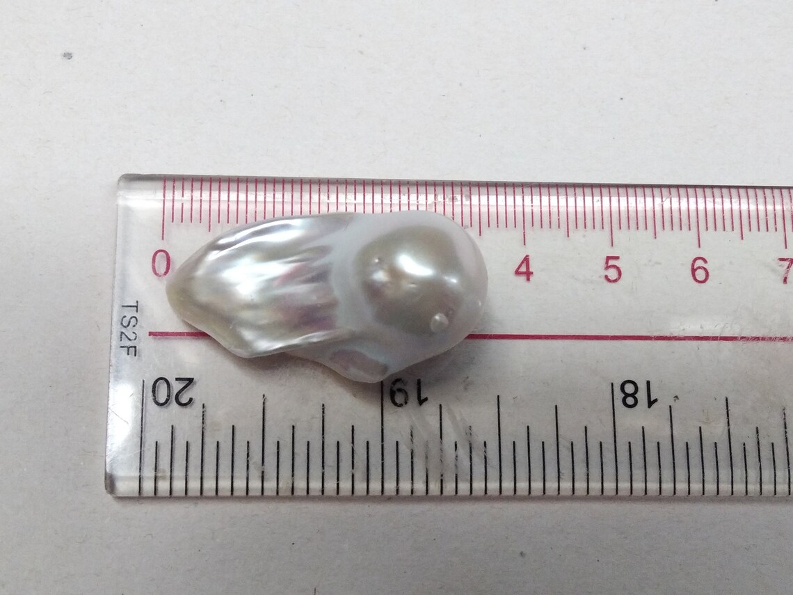 32-36mm Super Long Baroque Pearl, Rare Pearl Beads, Huge Big Baroque ...