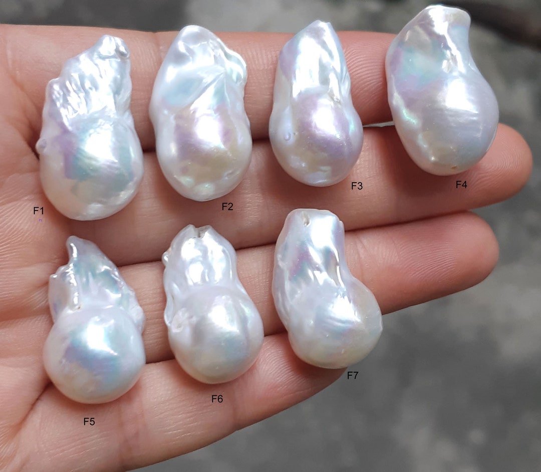 14-20x 20-35mm AA+ Quality Huge Unique Fire Flameball Baroque Pearl ...