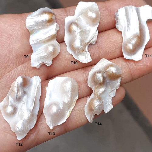 Genuine Freshwater Pearl Large Baroque Pearls Undrilled Big - Etsy