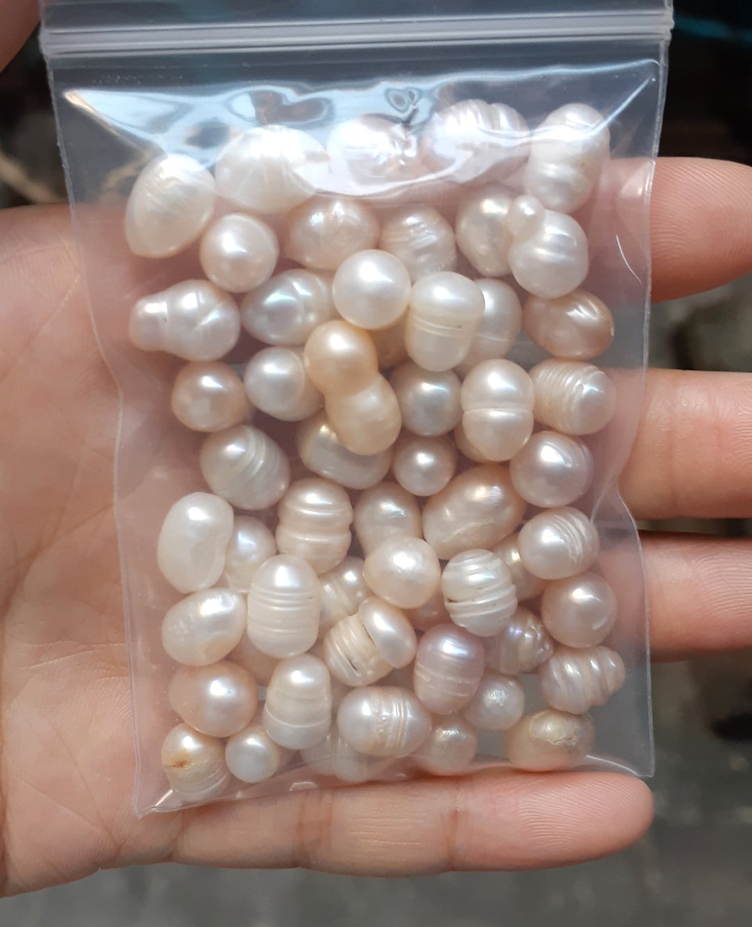 7-15mm Rice Pearls, Undrilled, Natural Pearl, No Hole, Loose Pearls ...