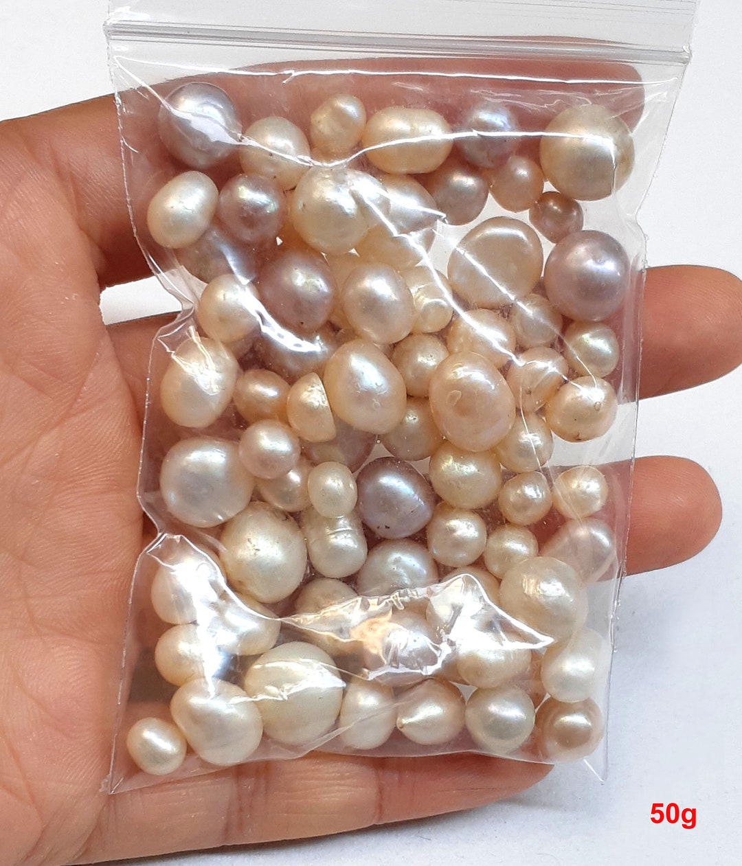 3-14mm Unpolished Pearls, Loose Natural Pearls, Assorted Pearls, No ...