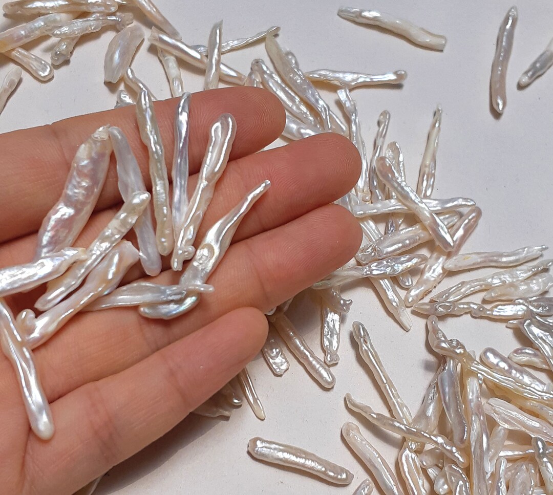 4-8x15-35mm Freshwater Stick Pearl Beads, Spike Freshwater Pearl Beads ...