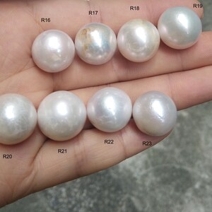 14-16mm Large Edison Pearls, Natural White Pearls, off Round Pearl ...