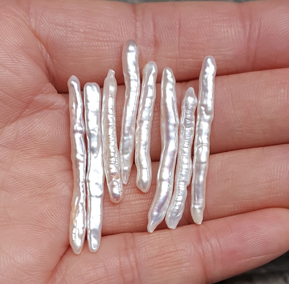 Freshwater Stick Pearl Bulk 3-6x 25-35mm Spike Pearl No | Etsy