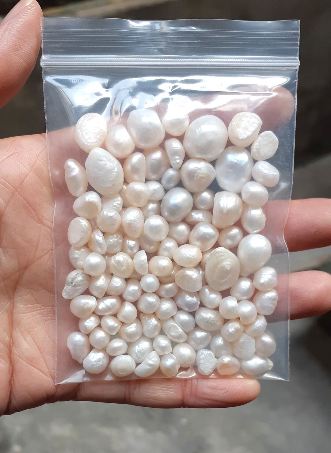 4-12mm Undrilled Pearls, White Freshwater Pearls, Loose Natural Pearls ...