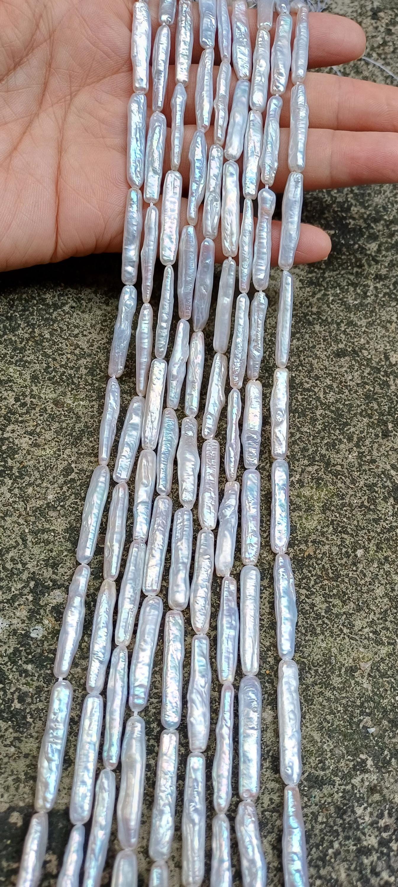 On Sale, 5-7x20-35mm Freshwater Stick Pearl Beads, Spike Freshwater ...