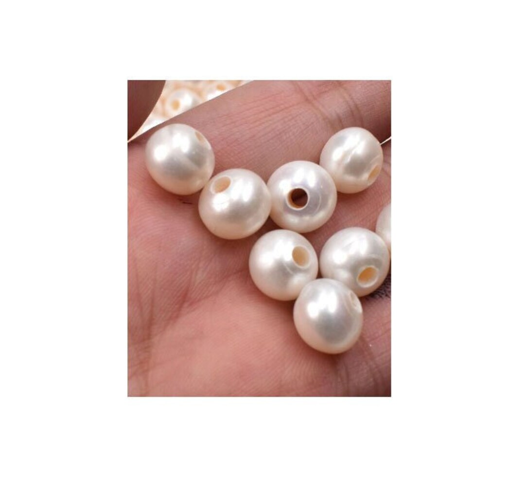 2.8mm Large Hole Pearls,aa Pearls, Freshwater Pearls, High Luster, 10mm ...