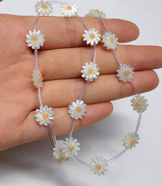 Pearl Daisy Logo DIY Pearl Daisy Ring Tutorial | Beaded Flower Ring