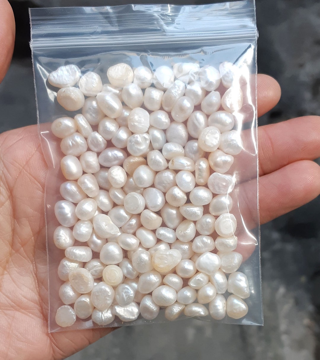 4-9mm White Undrilled Pearls, Baroque Pearls, Loose Cultured Pearls ...