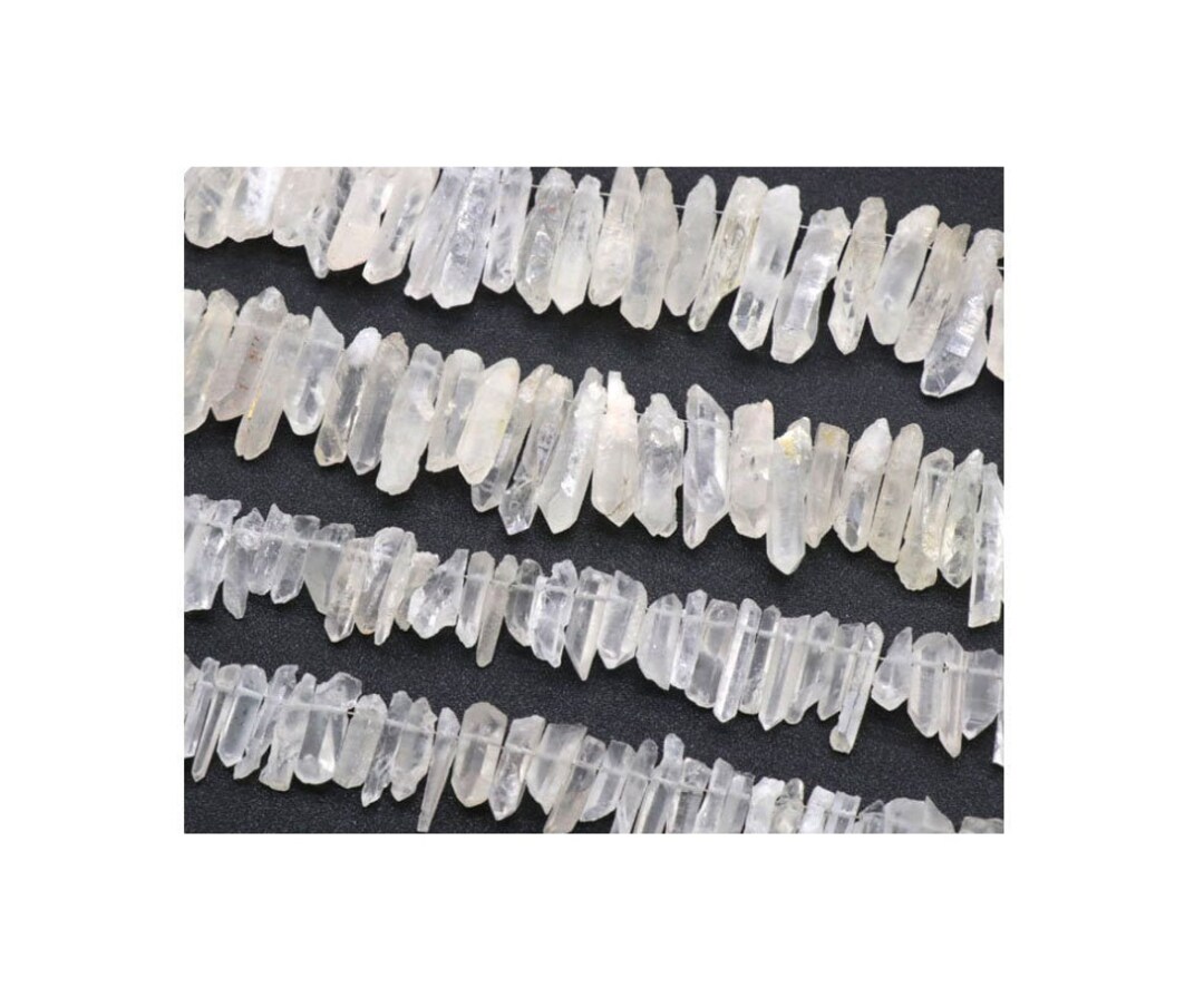 Rough White Crystal Sticks Quartz Points, Quartz Crystal Points, Top ...